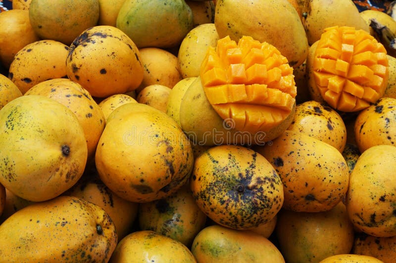 Mango fruit texture stock image. Image of juicy, food - 169260863