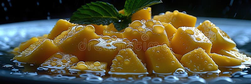 Mango-grapefruit Patterns, Hight Resolution, --chaos 70 --ar 3:1 ...