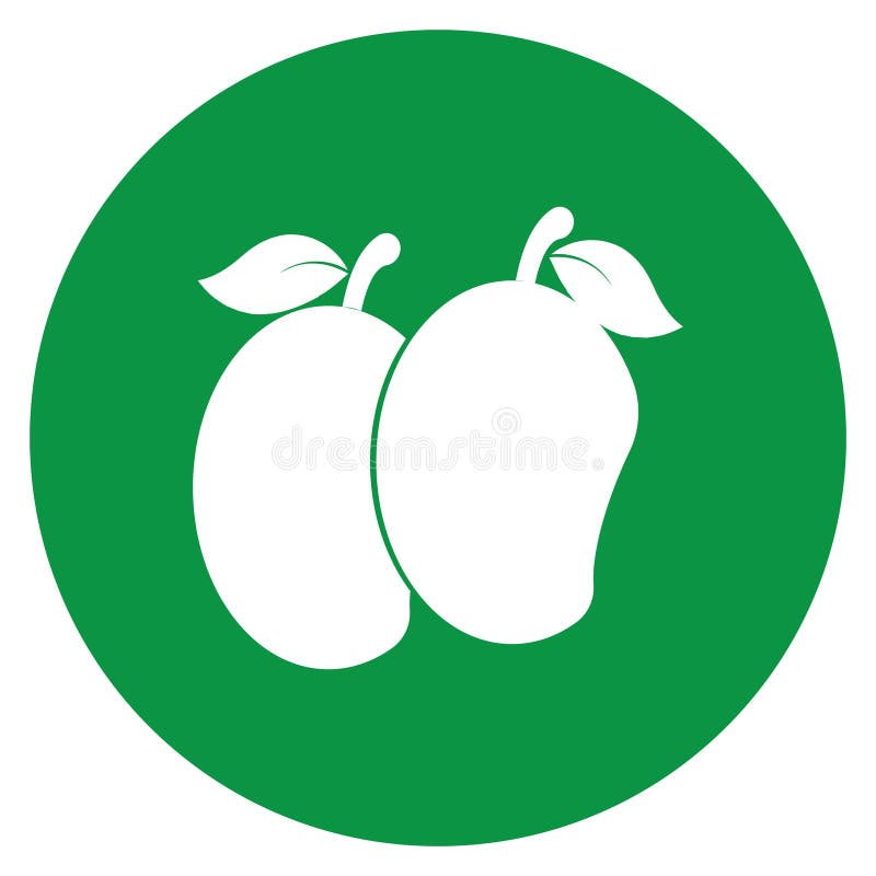 Mango icon logo design stock vector. Illustration of diet - 333064422