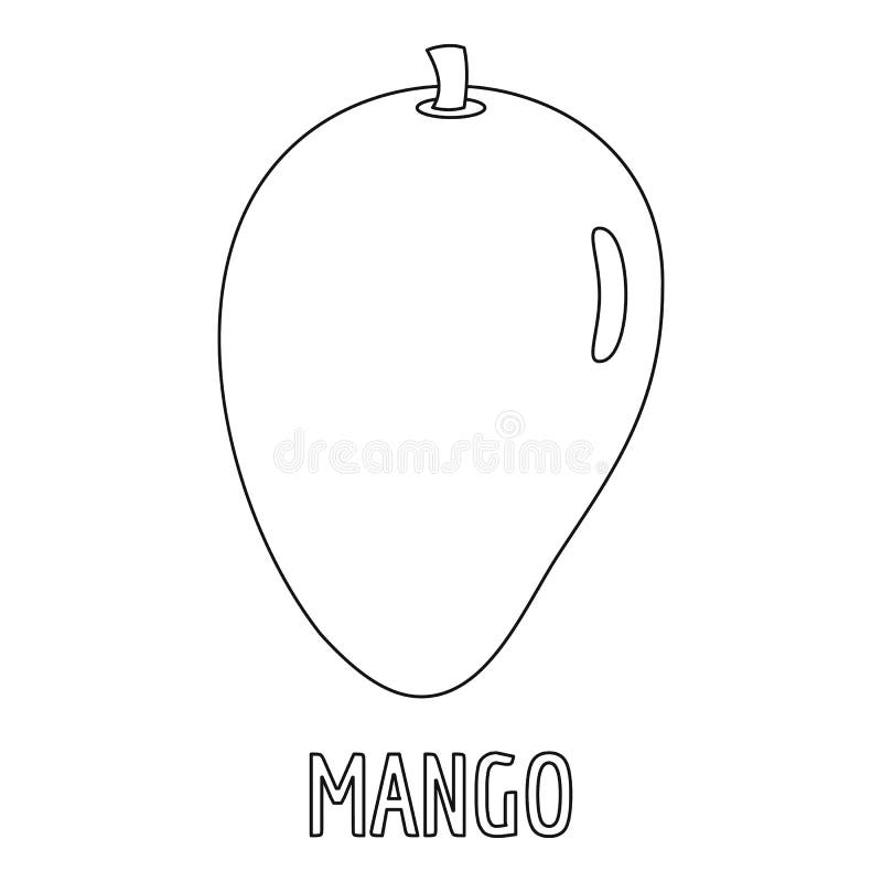 Mango Outline Stock Illustrations – 2,799 Mango Outline Stock ...