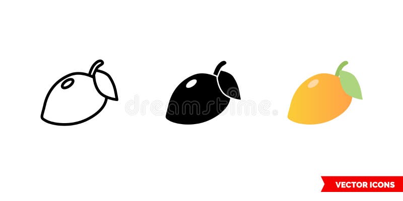 Mango with Sign stock vector. Illustration of nature - 72948307