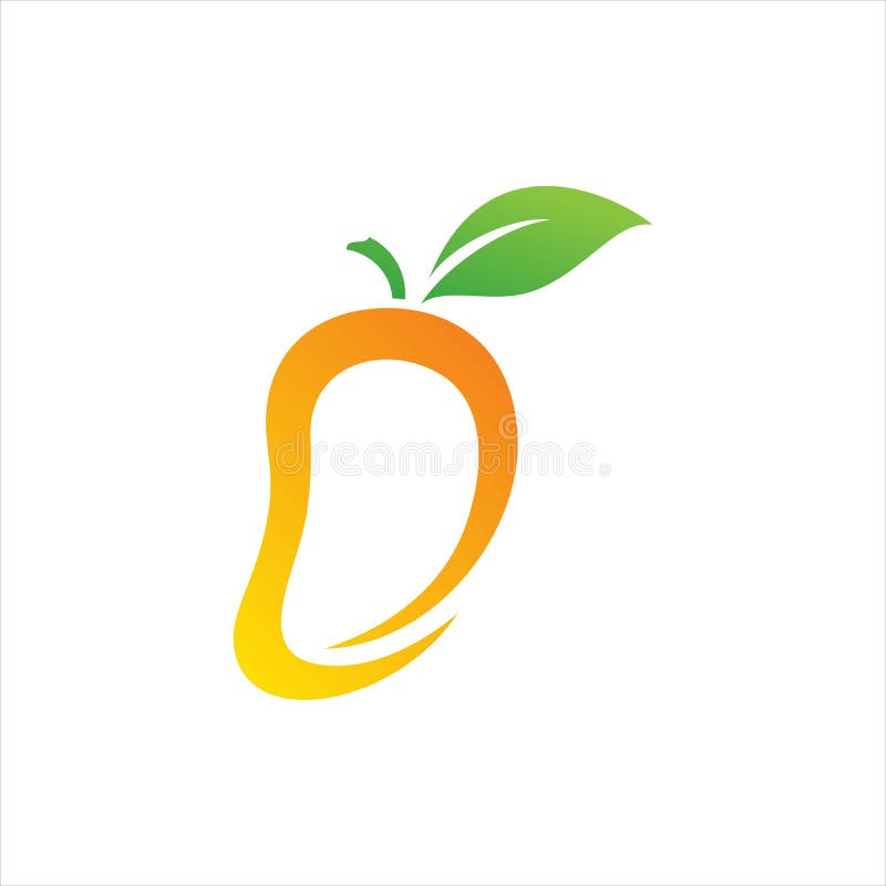 Mango Icon Simple Flat Vector Illustration Stock Vector - Illustration ...