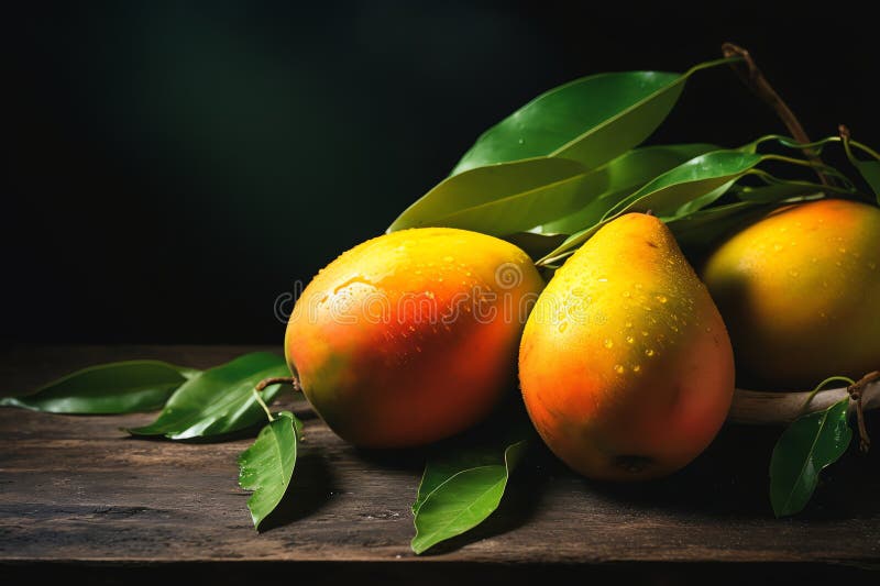 Mango India Symbol with Copy Space Stock Illustration - Illustration of ...