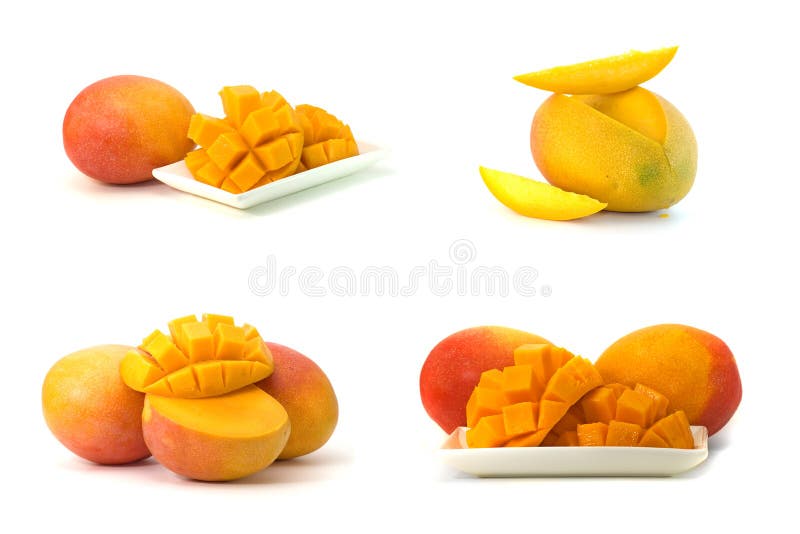 Mango isolated. stock image. Image of objects, color, nature - 5857235