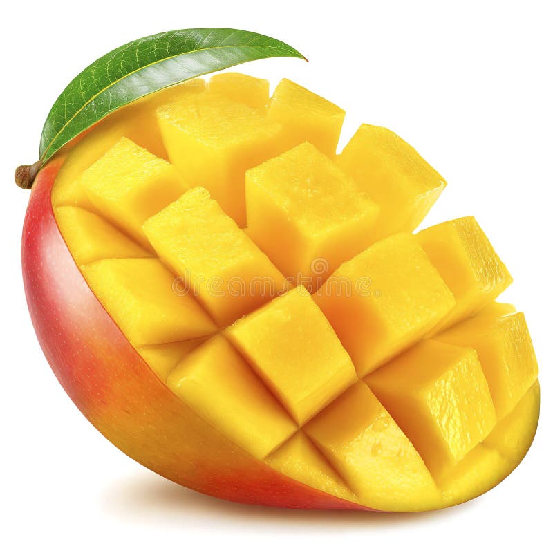 Mango Isolated on Transparent Background Stock Illustration ...