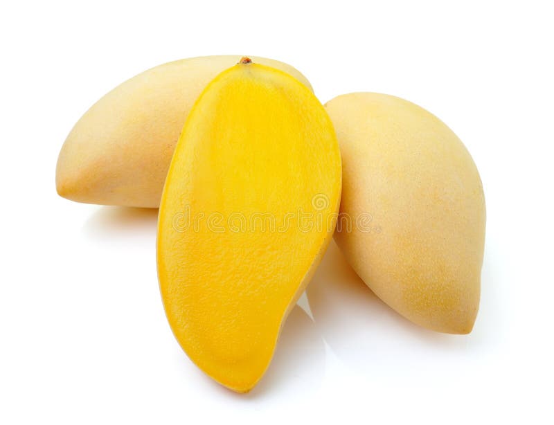 Two Halves of Mango stock photo. Image of fruit, cutout - 31317206