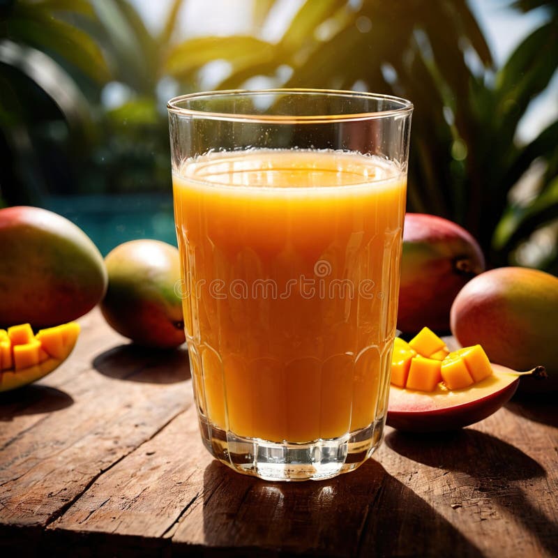 Mango Juice, Fresh Squeezed Mango Fruit Drink, Think Smoothie Nectar ...
