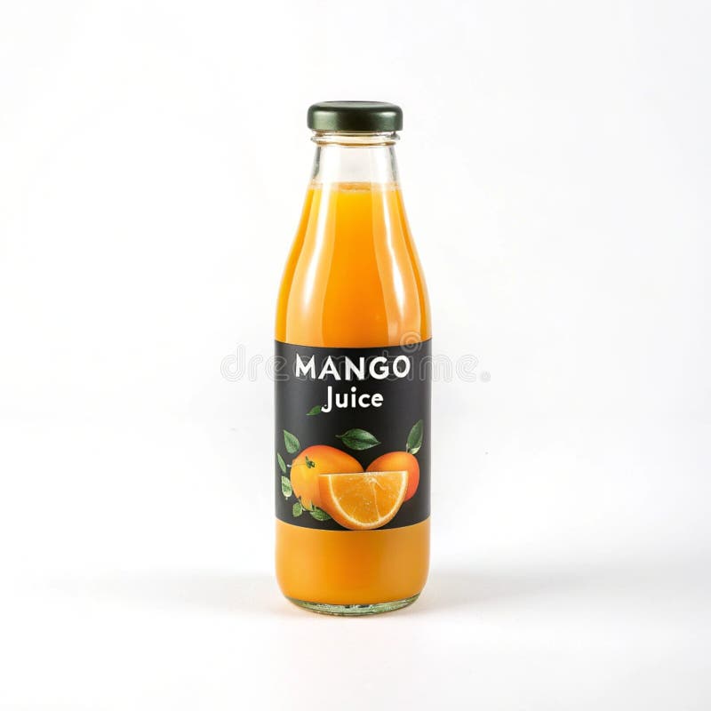 Mango juice label sticker stock vector. Illustration of splash - 119969939