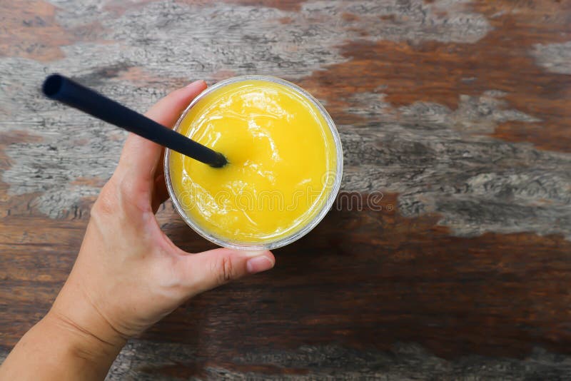 Mango Juice, Mango Smoothie or Fruit Juice Stock Image - Image of ...