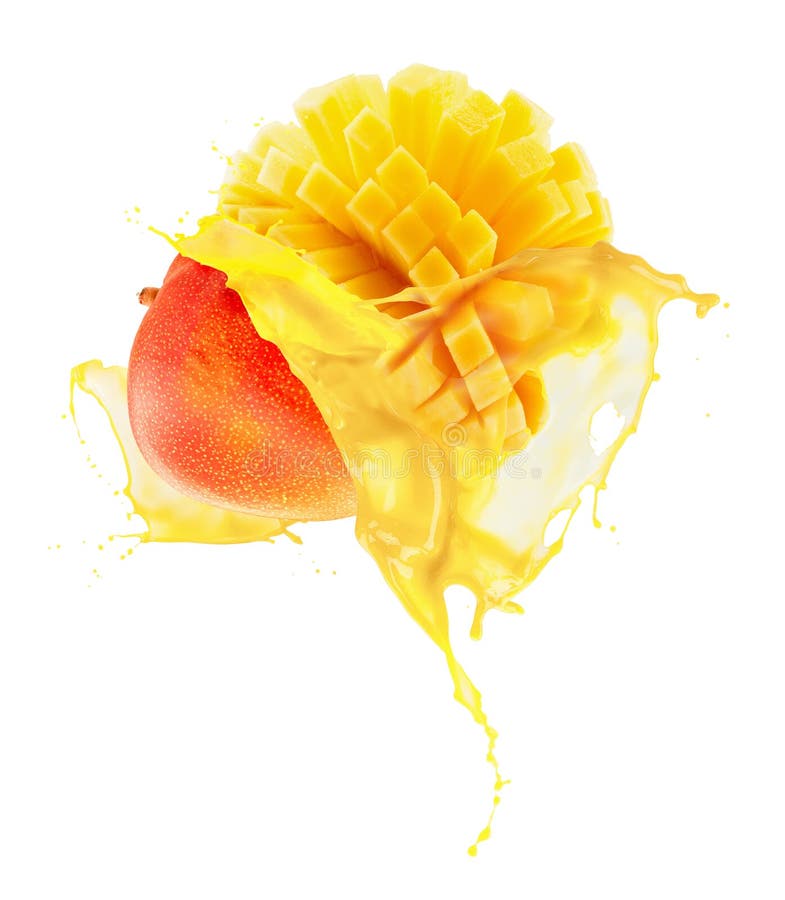 Mango Juice Splash Png