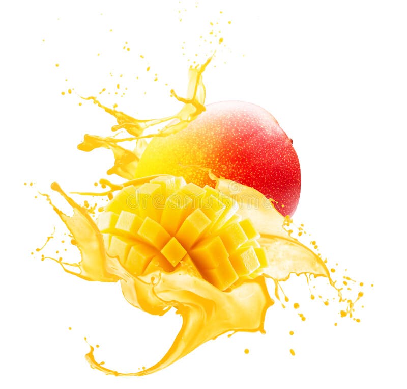 Mango Juice Splash Png