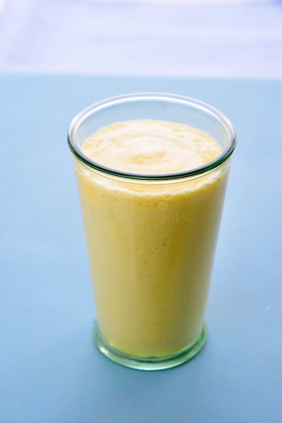 Mango Lassi Smoothie Drink. Stock Image - Image of focus, selective ...
