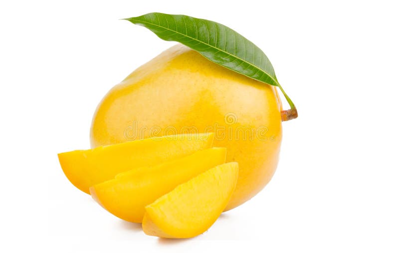 Mango with left stock image. Image of background, fresh - 96337373