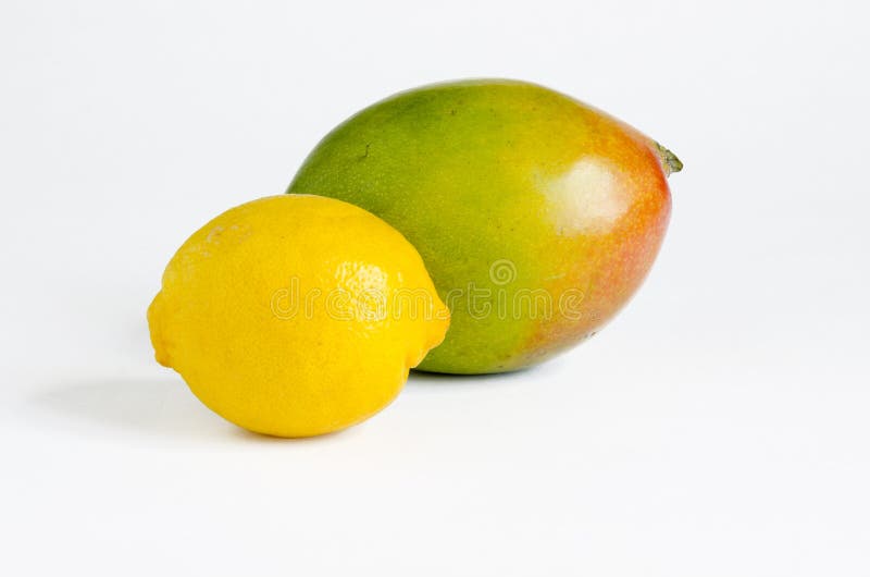 Mango and lemon. stock photo. Image of lemon, berry, group - 19916908