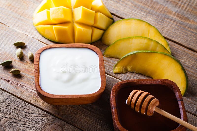 Mango lessi. stock photo. Image of energise, lunch, drink - 73855670