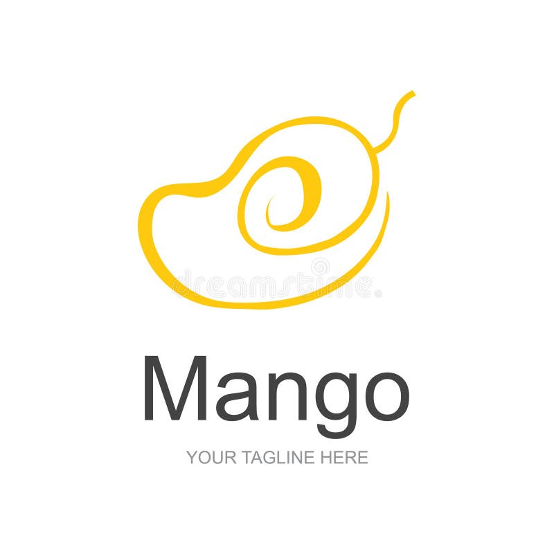 Mango Logo, Fruit Design Simple Minimalist Style, Fruit Juice Vector ...