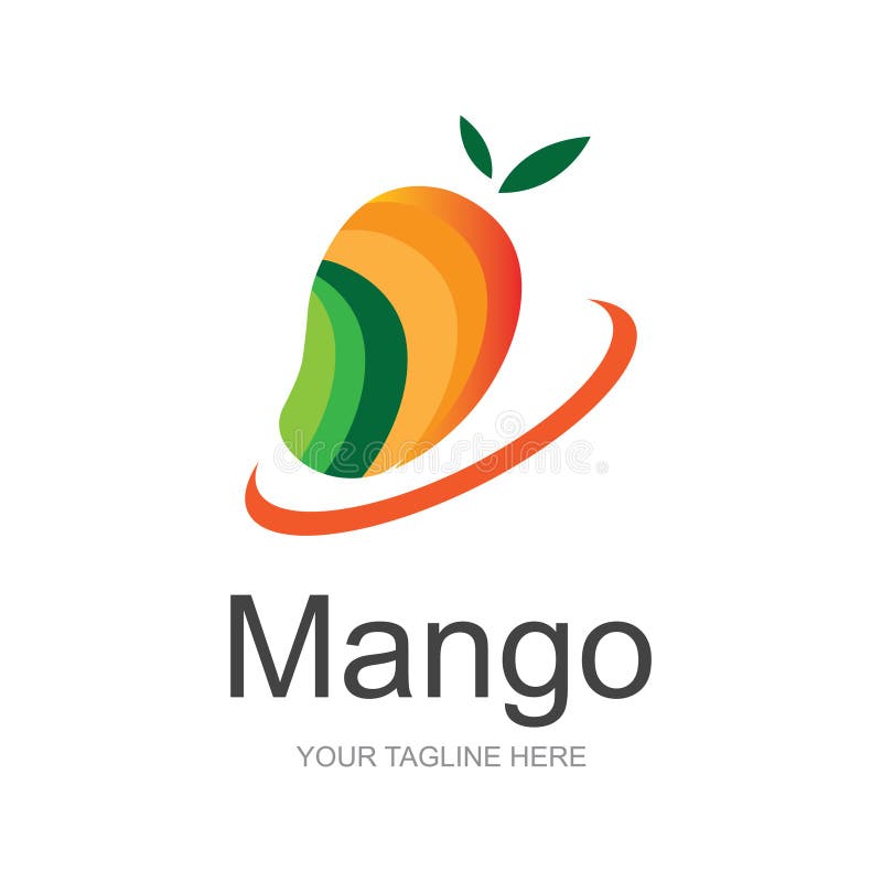 Mango Logo, Fruit Design Simple Minimalist Style, Fruit Juice Vector ...