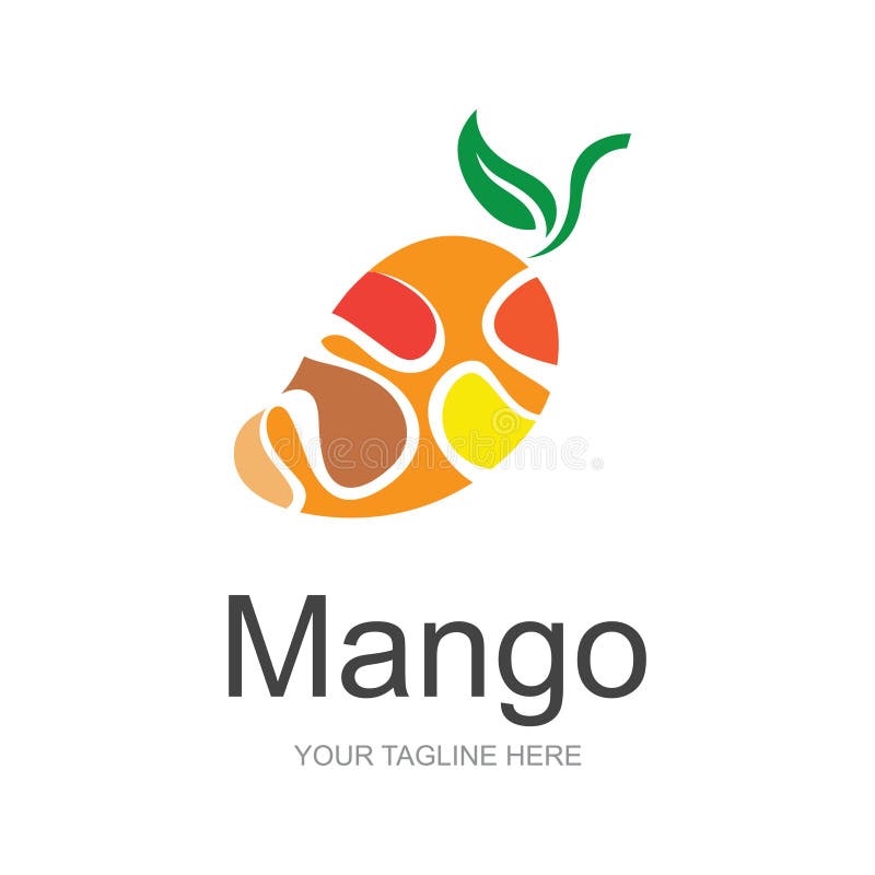 Mango Logo, Fruit Design Simple Minimalist Style, Fruit Juice Vector ...