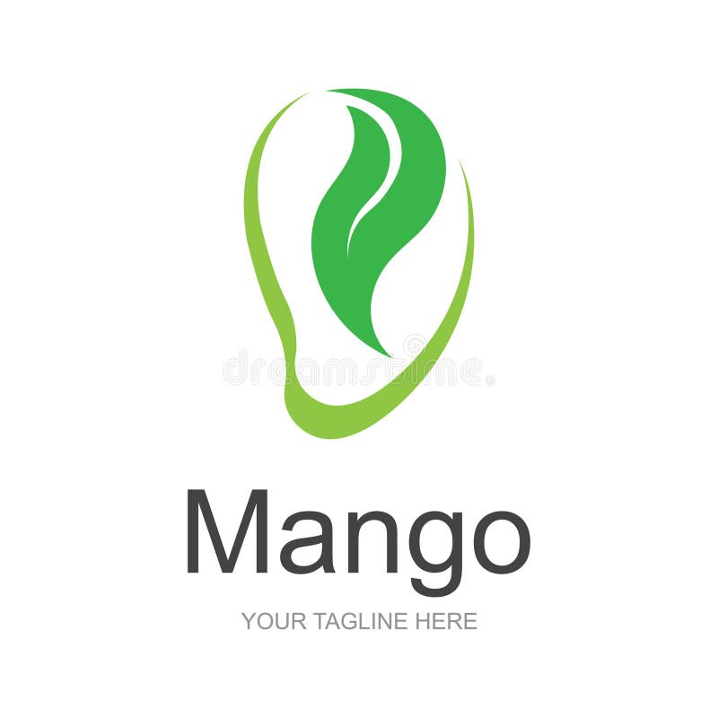 Mango Logo, Fruit Design Simple Minimalist Style, Fruit Juice Vector ...