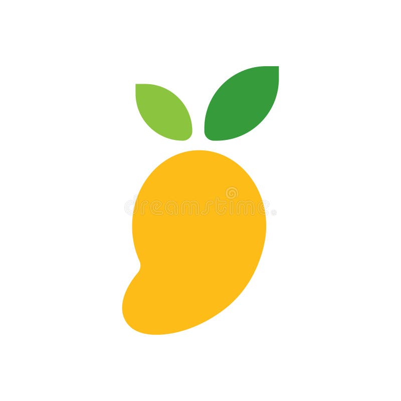 Mango Logo Template Icon stock vector. Illustration of freshness ...