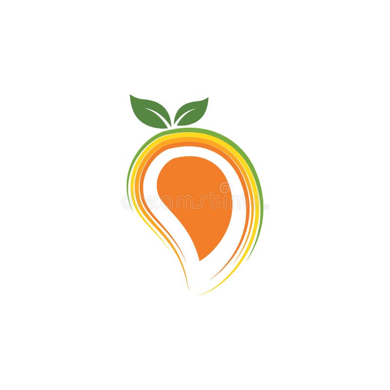 Mango Logo Template Vector Icon Design Illustration Stock Vector ...