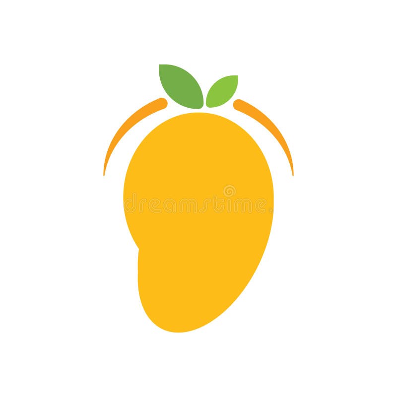 Mango Logo Template Icon stock vector. Illustration of freshness ...