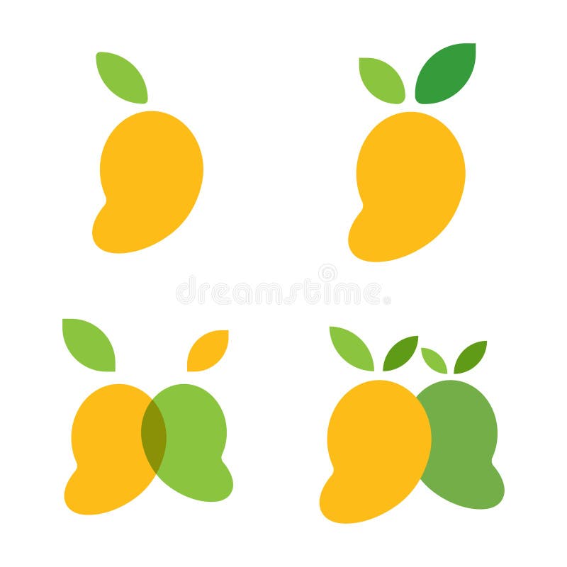 Mango Logo Template Icon stock vector. Illustration of lifestyle ...