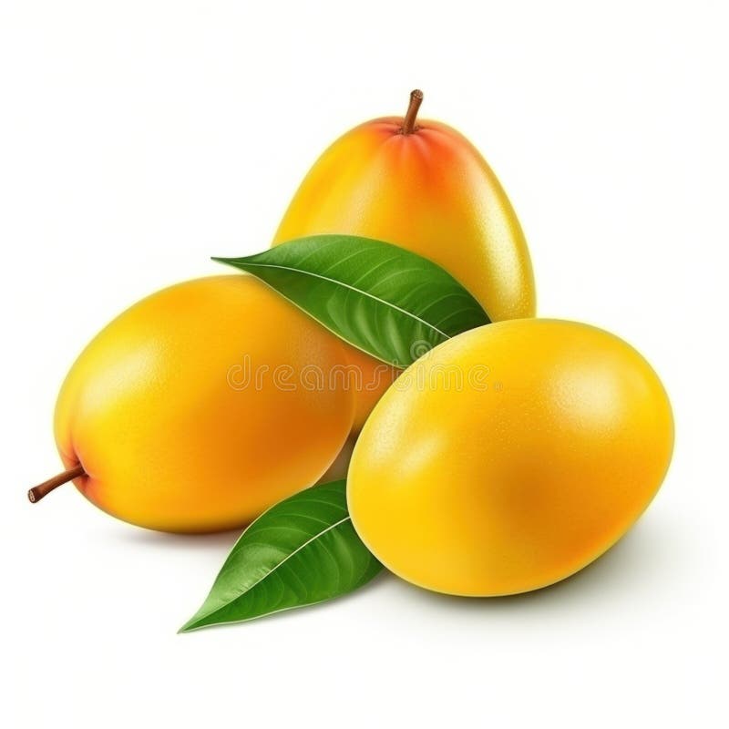 Mango Mangoes Fruit Isolated Stock Image - Image of delicious, fruit ...