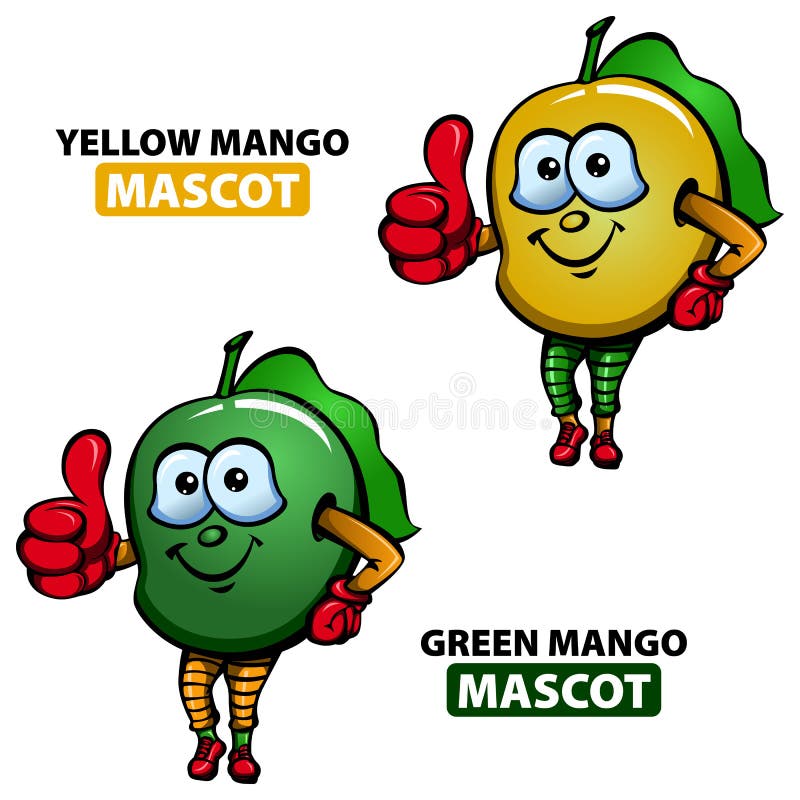 Mango Mascot stock illustration. Illustration of character - 35174017