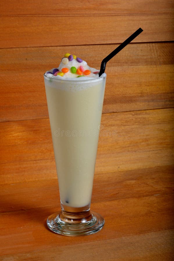 Mango milkshake drink stock photo. Image of creamy, berry - 69604390