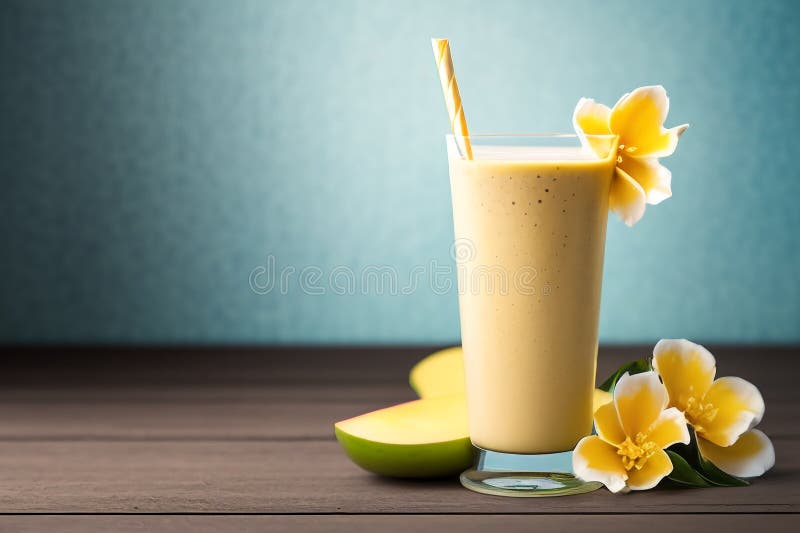 Mango Milkshake Stock Illustrations – 517 Mango Milkshake Stock ...