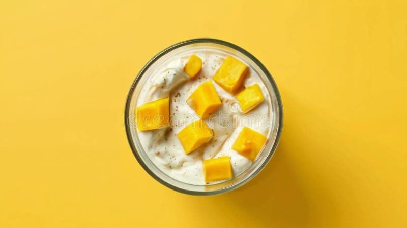 Mango milkshake. stock footage. Video of blender, milk - 333010780
