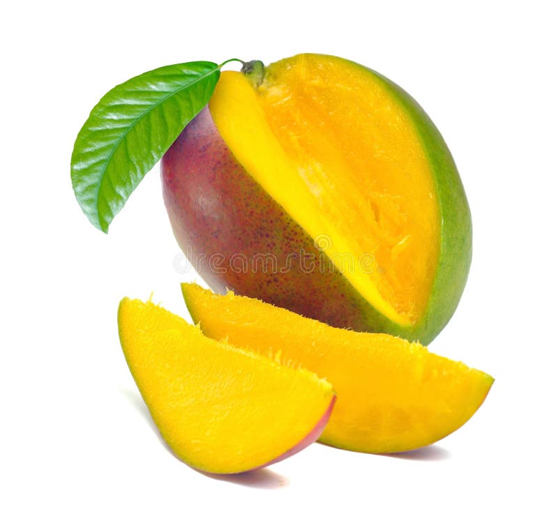 Mangofrucht mit Kapitel. stockfoto. Bild von nahrung - 15466474