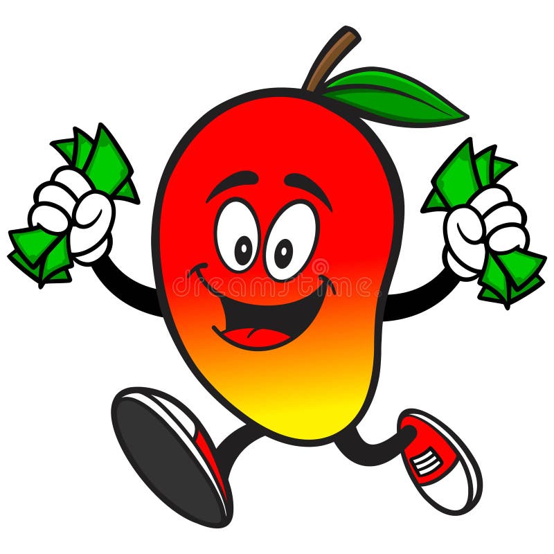 Mango with Money stock vector. Illustration of paying - 72946632
