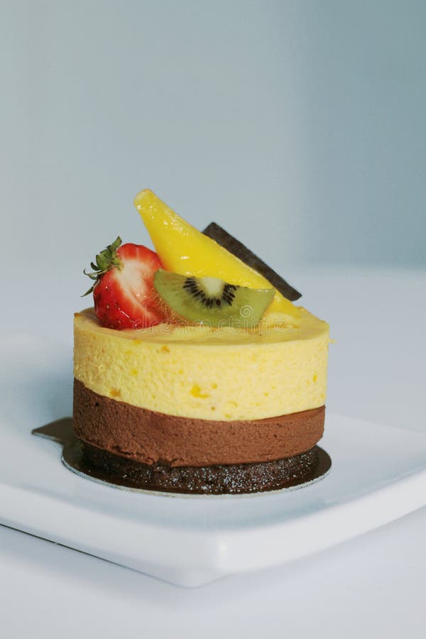 Mango mousse stock photo. Image of delicious, tasty, chocolate - 3362656