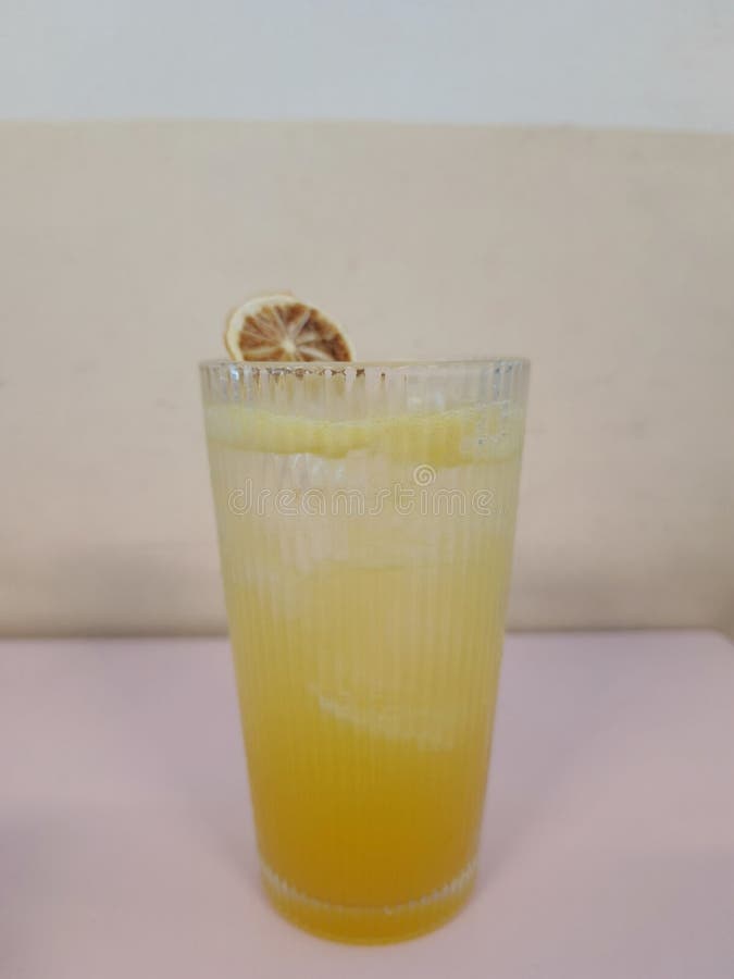 Mango and Orange Flavored Refreshments Stock Image - Image of drink ...