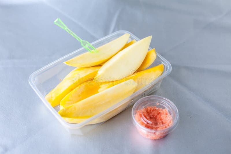 Mango on the Package for Eat Stock Photo - Image of nutrition, food ...