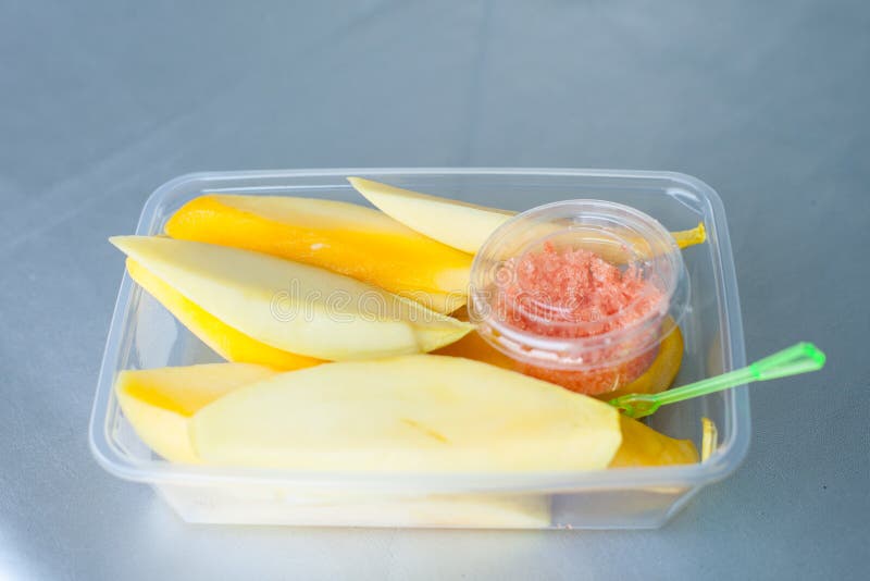 Mango on the Package for Eat Stock Photo - Image of juicy, diet: 74089120