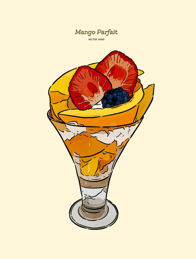 Fruit Parfait Stock Illustrations – 929 Fruit Parfait Stock ...