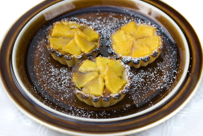 Mango pastry stock photo. Image of plate, slice, layer - 5723690