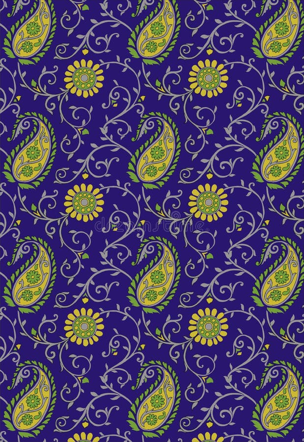 Traditional Indian Mango Motif
