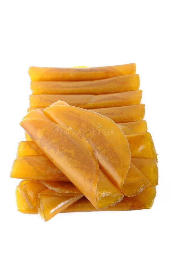 Preserve Mango Fruit Spicy, Sprinkle with Sugar, Chili Powder and Salt ...