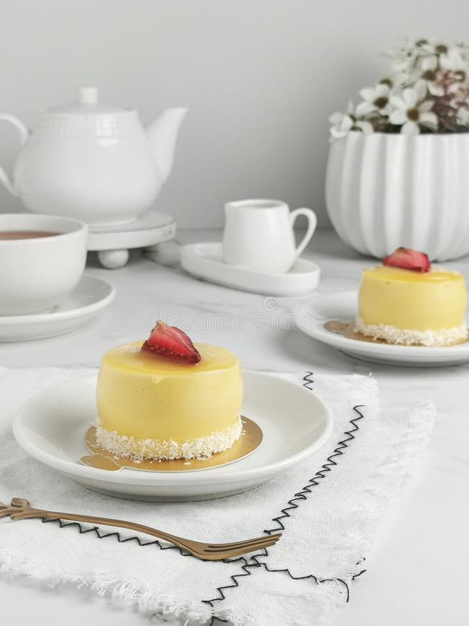 Mango Pudding. Most Favourite Flavour among All Stock Photo - Image of ...