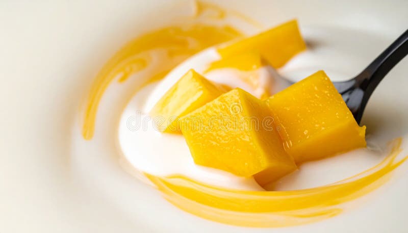 .Mango Pulp Tropical Smoothie Motion. Background Concept. Generated ...