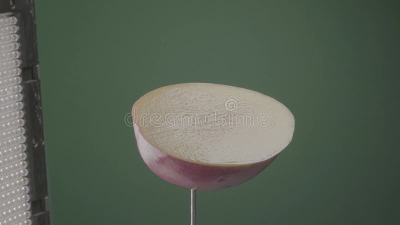 Mango Rotating with Loop on Green Screen for Chroma Key Stock Footage ...