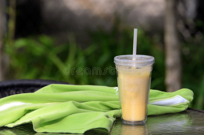 Mango shake stock image. Image of sport, shake, drink - 31144309