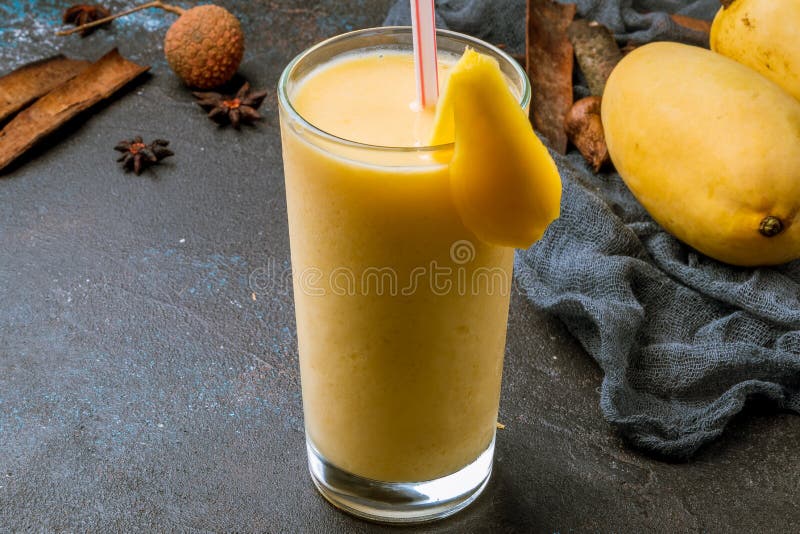 Mango shake stock photo. Image of milk, sweet, asian - 22613254