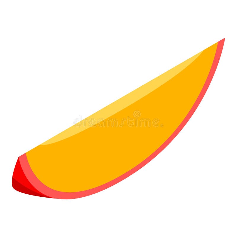 Mango with mango slice stock vector. Illustration of background - 124728559