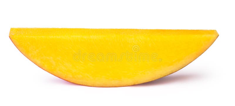 Mango slice isolated stock photo. Image of white, chopped - 73557616