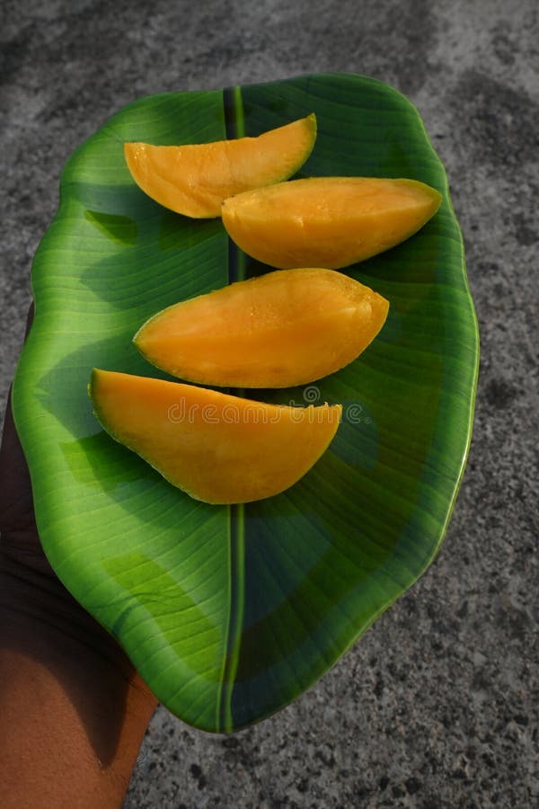 Mango slice. stock photo. Image of king, healthy, food - 279756882